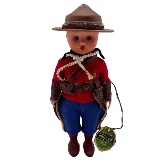 Rogark | Toys | Vintage Rogark Doll Mountie Outfit 8 Tall Felt Clothes ...